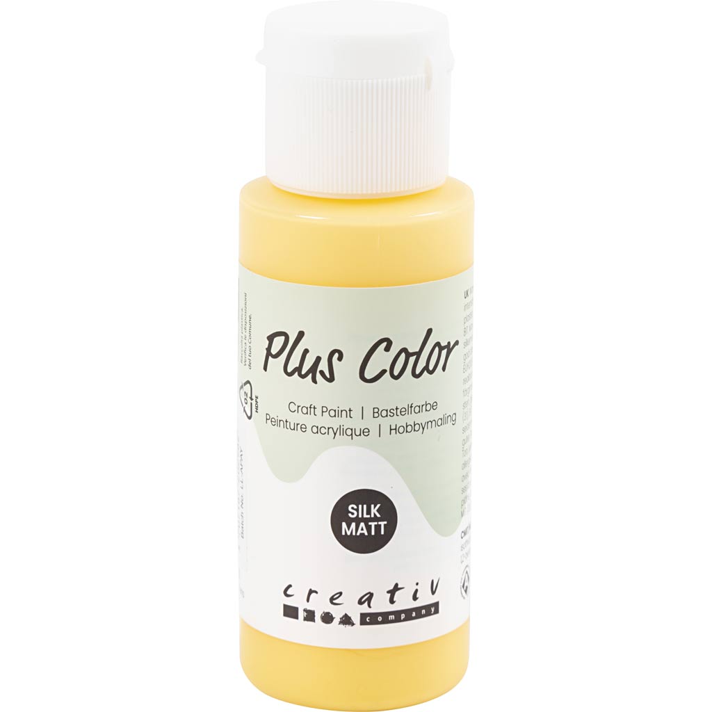 Plus Color Craft Paint crocus yellow | 60 ml | 1 bottle