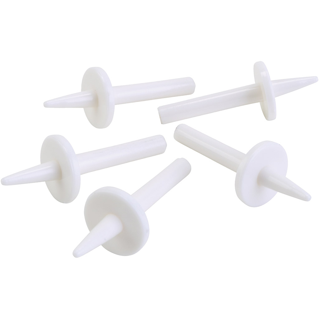 Spinning top bases, H: 4 , dia. 1,5 cm, 100 pc/ 1 pack [HOB-746169 ...