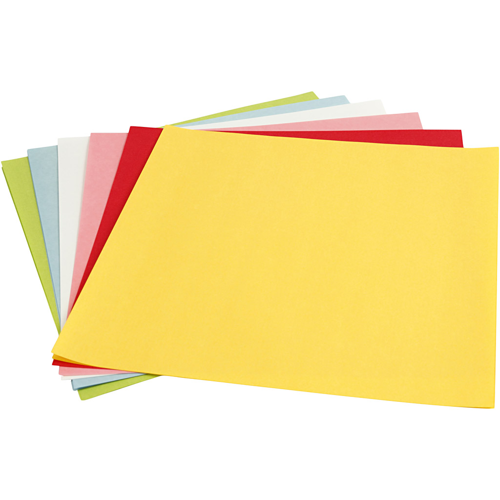 Light paper, 30x30 cm, 80 g, standard colours, 12 sheet/ 1 pack [HOB ...